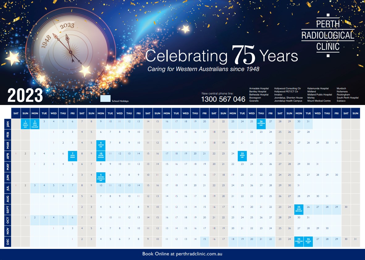 Order Patient Information Guides and Calendars - Perth Radiological Clinic